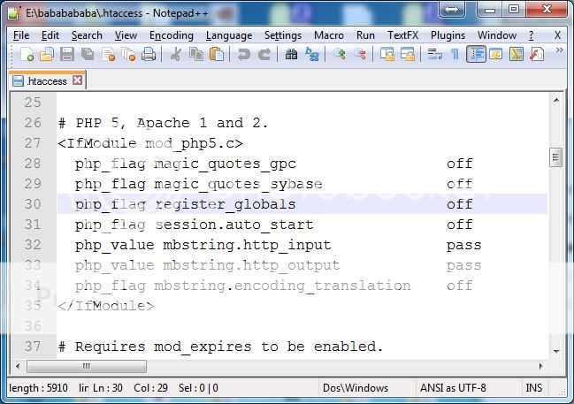 PHP register globals Enabled ('1') | Drupal.org