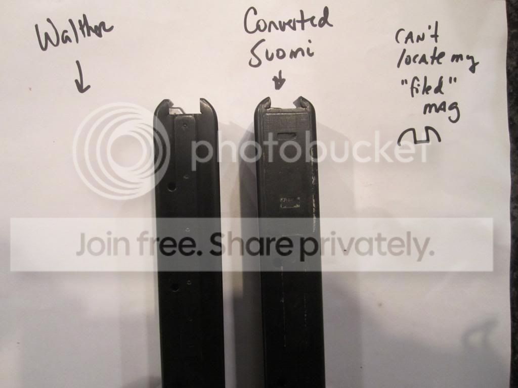 .45 to 9mm conversion problems (Max-10/9 Mk2) | UZI Talk Forums